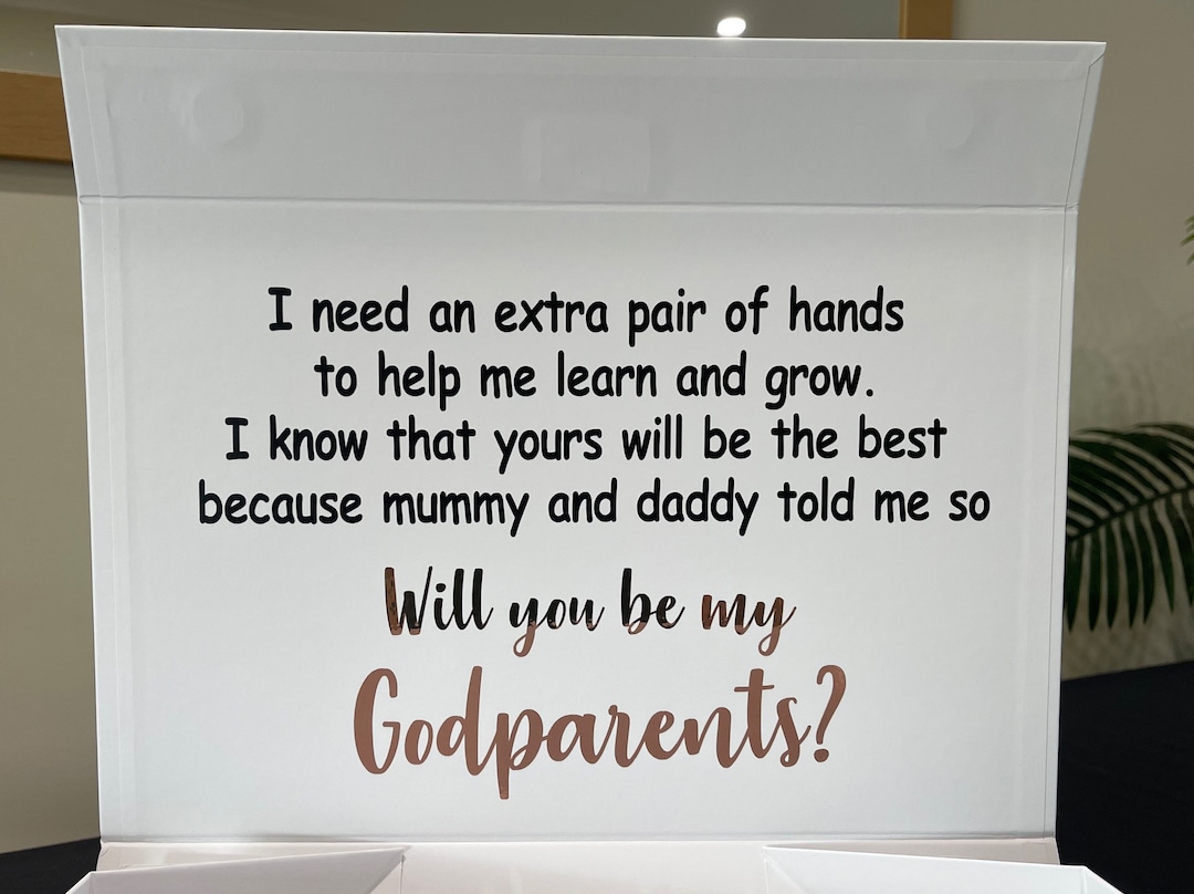 Godparent Proposal, Be My Godparent Gift, Godparent Proposal Box, Be My ...