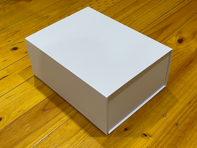 White Rigid Magnetic Box/ Plain Blank Box / Hamper Box/ Gift - Etsy