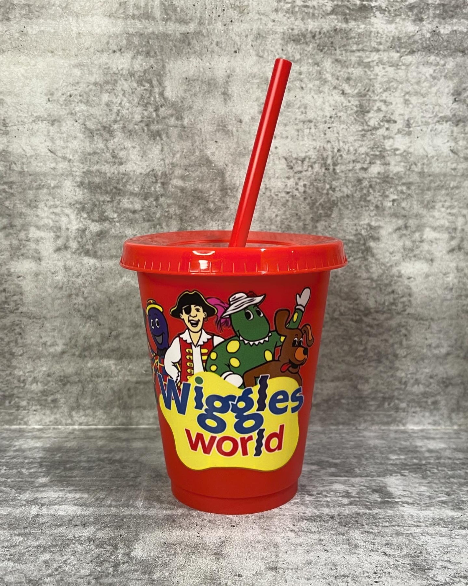 Wiggles Cup 16oz | Big Red Car | Gift for Kids | Cute Present Party ...
