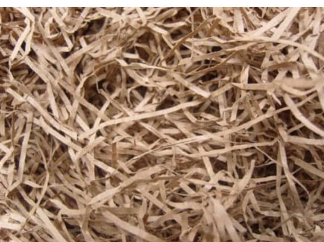 1KG Big Bag Shredded Brown Paper Hamper Packaging Material Shredded ...