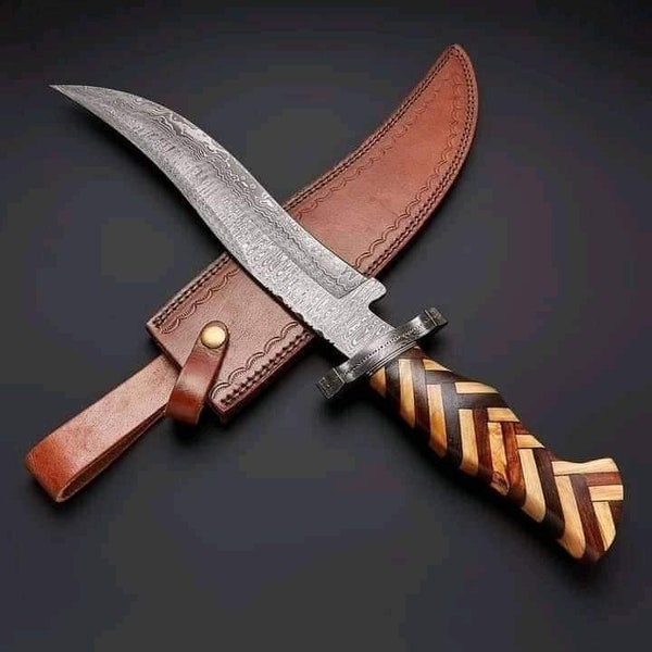 Damascus Dagger - Etsy
