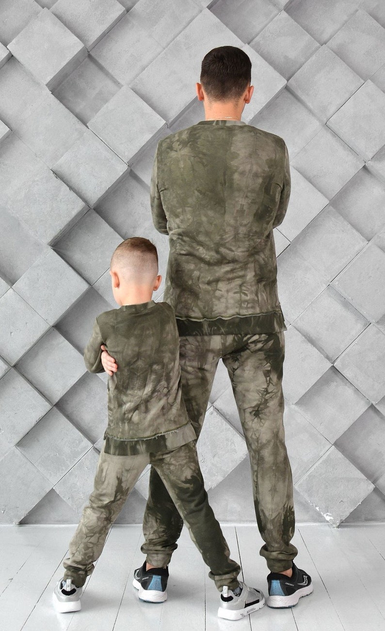 Tracksuits Set for Father & Son, Dad and Boy Gift, Matching Family Tie ...