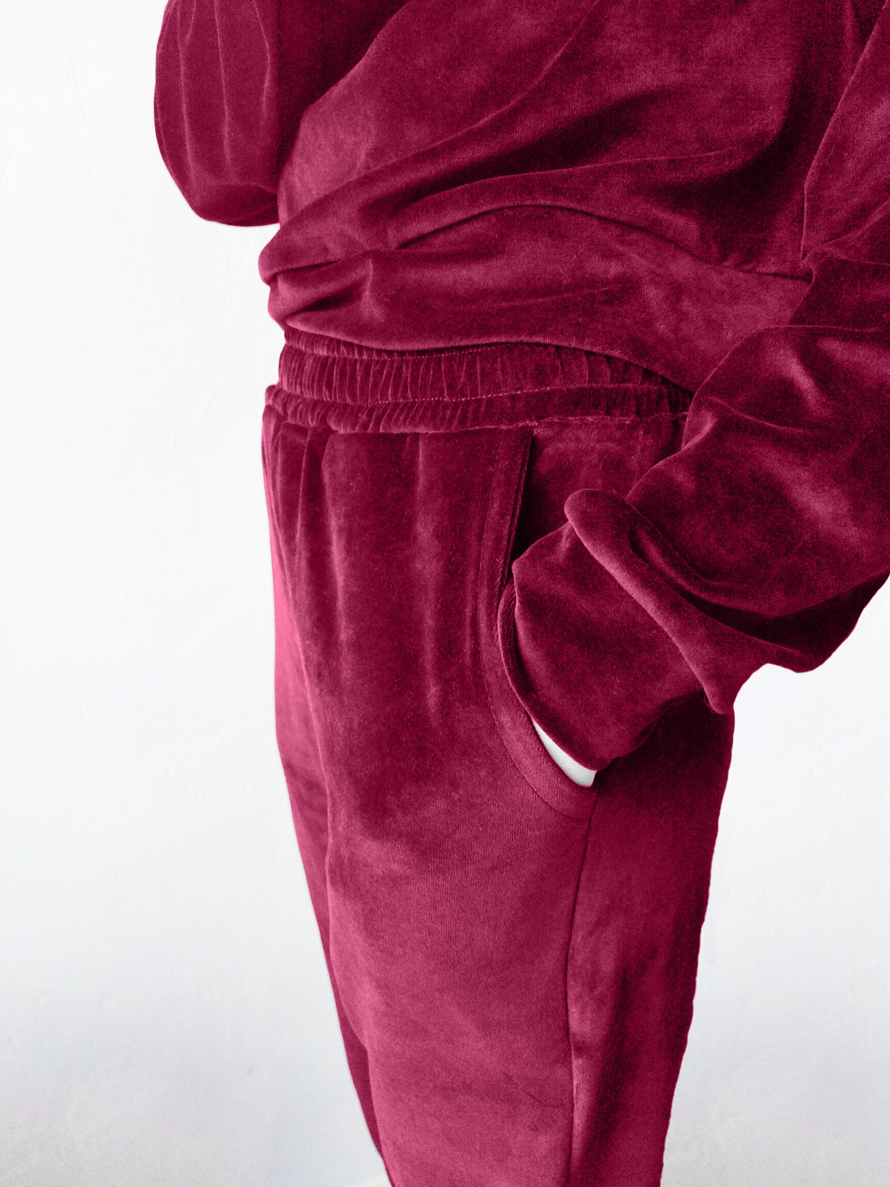 Luxurious Velour Tracksuit for Women: Velour Hoodie & Sweatpants Set ...