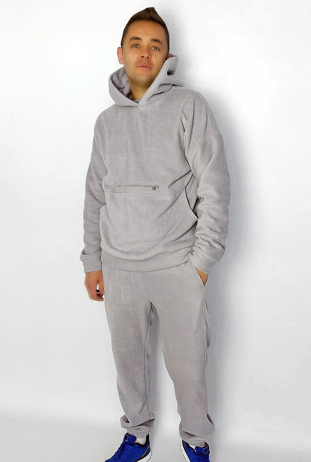 Tracksuit Polar Fleece 280 Gsm, Hoodie and Pants, 2 Pieces SET, Soft ...