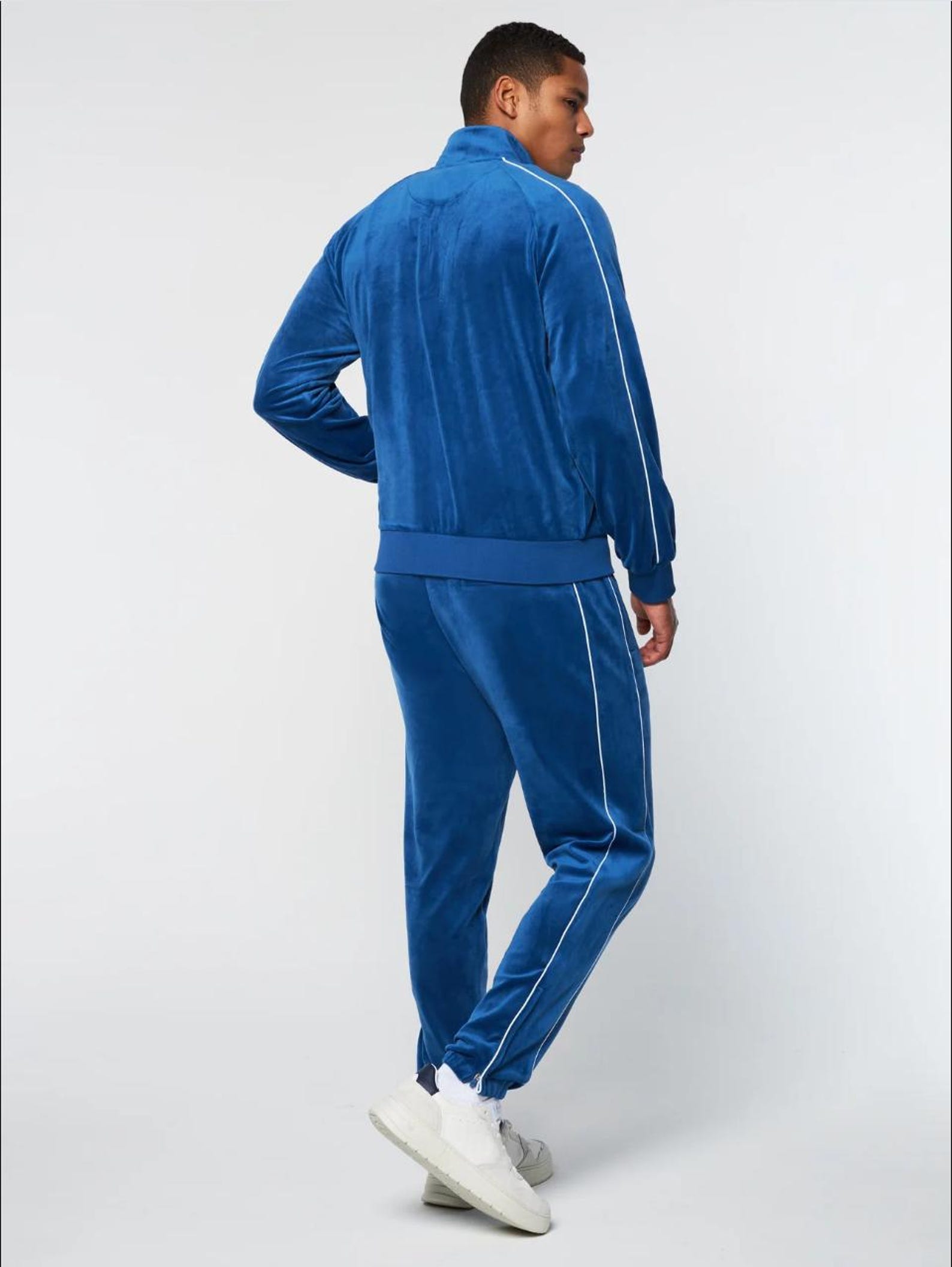 Tracksuit for Men, Velour Casual Soft High-quality Suit, Streetwear ...