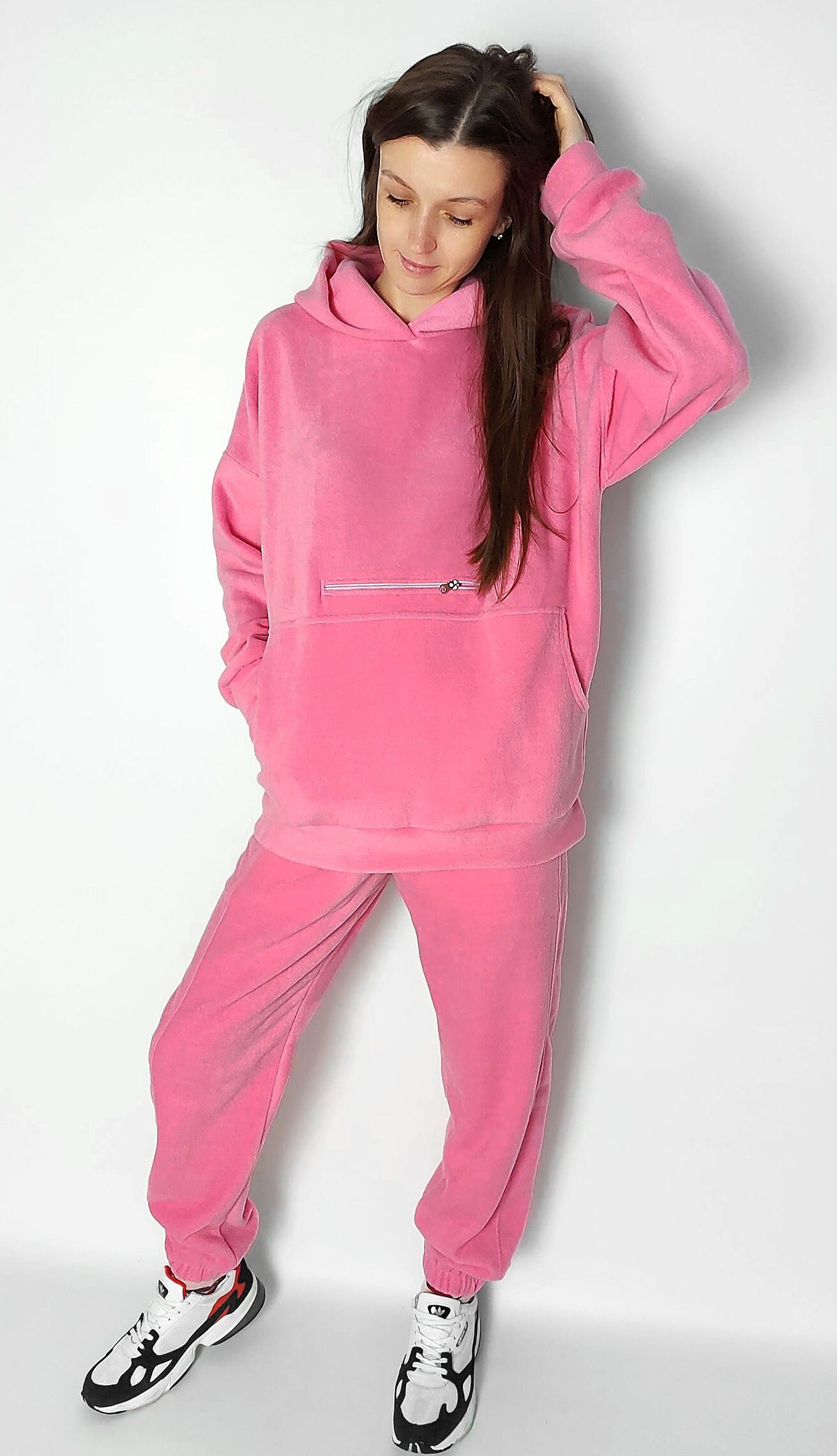 Handmade Polar Fleece Tracksuit, Hoodie and Jogger Set - Etsy