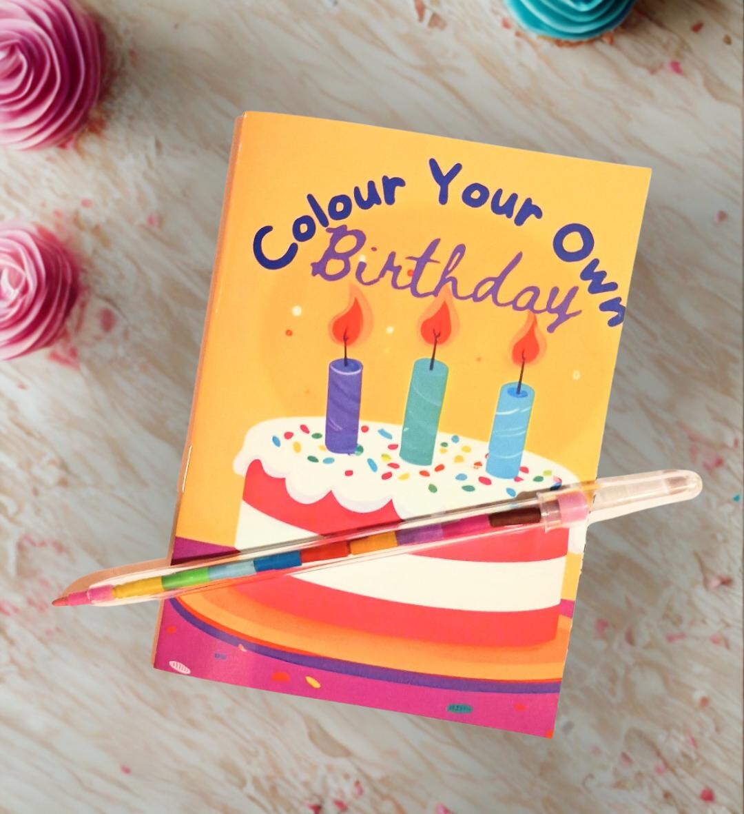 Birthday Coloring Book With Swap Point Crayons: Party Bag Fillers or ...