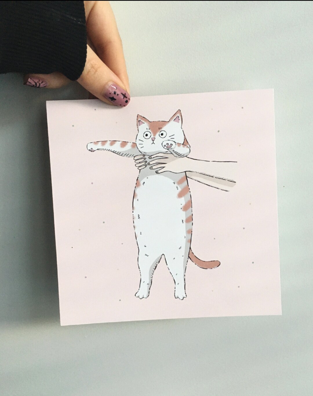 Squish Chunk Glossy Print Cute Wall Art Illustration Art - Etsy