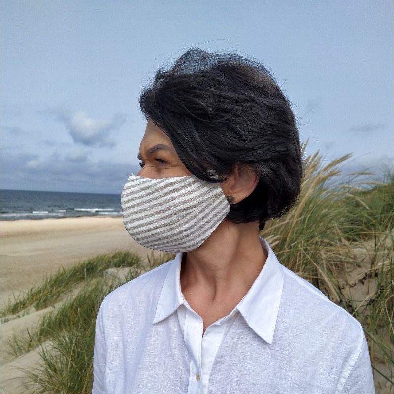 Linen Mask - Etsy