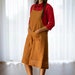 Natural Linen Soft Apron Unisex Basic Apron Full Apron for - Etsy