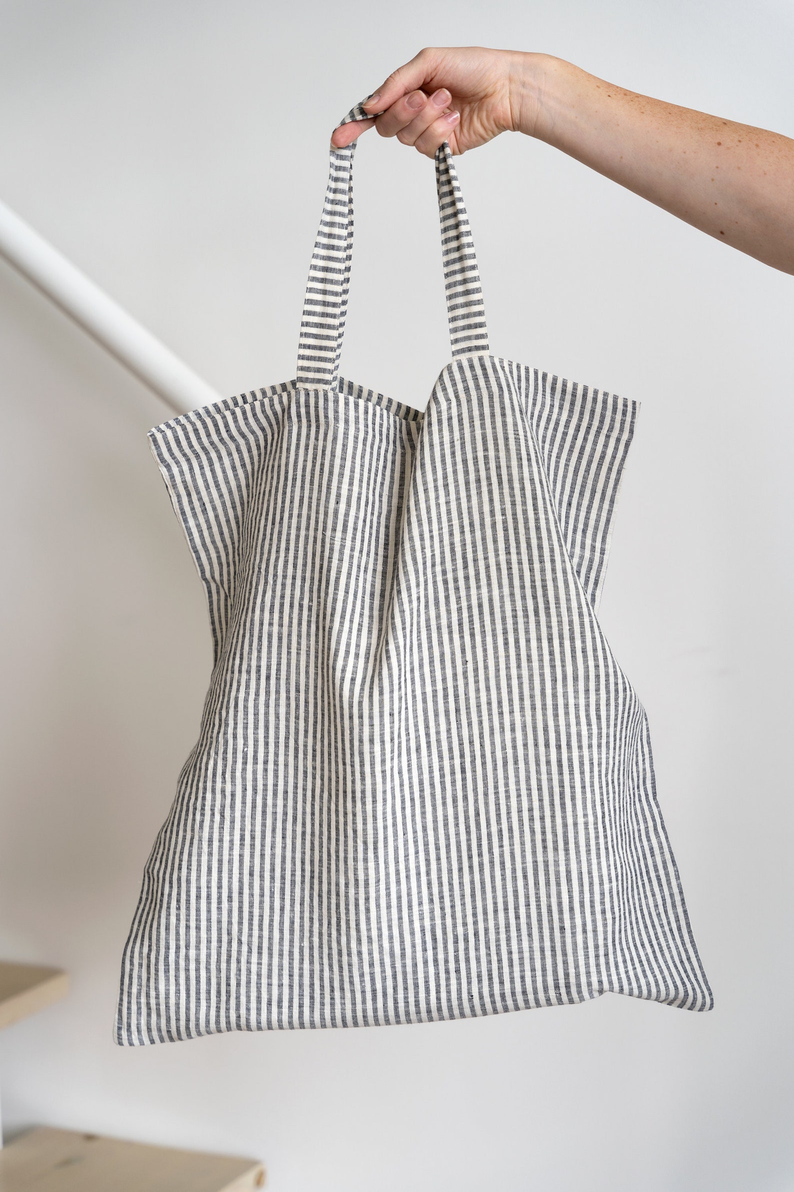 Handmade Cinnamon Linen Tote Bag: Large Eco-friendly Shoulder Bag - Etsy