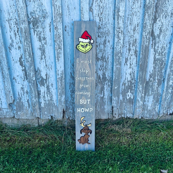 Grinch Sign - Etsy