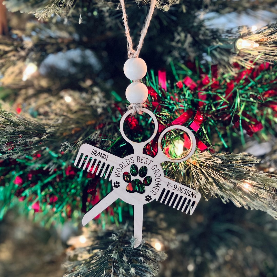 Personalized Groomer Ornament | Gift for Dog Groomer | Cat Groomer ...