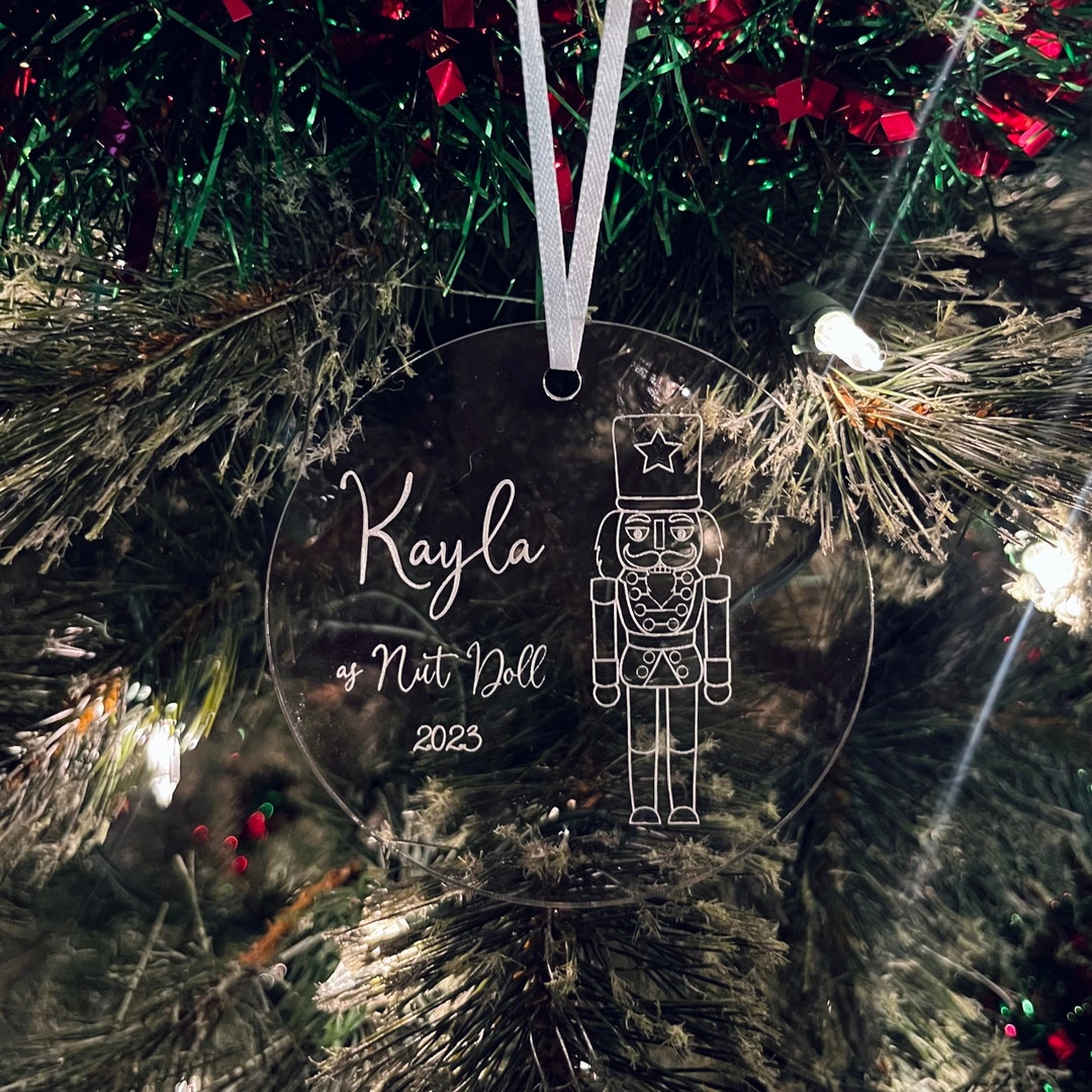 Nutcracker Nut Doll Ornament | Personalized Nutcracker Gift | Ballet ...