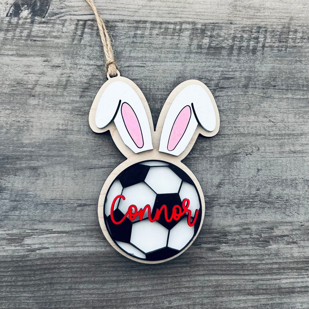 Personalized Soccer Easter Basket Tag | Sports Gift Tag | Gift for ...