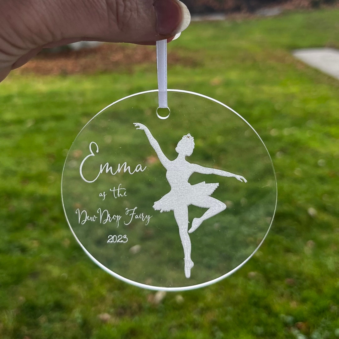 Dew Drop Fairy Ornament | Personalized Nutcracker Gift | Ballet ...