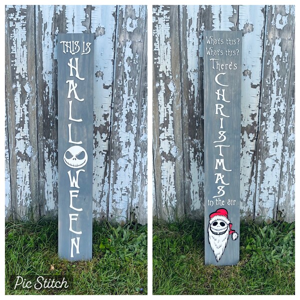 Jack Skellington Welcome Sign - Etsy