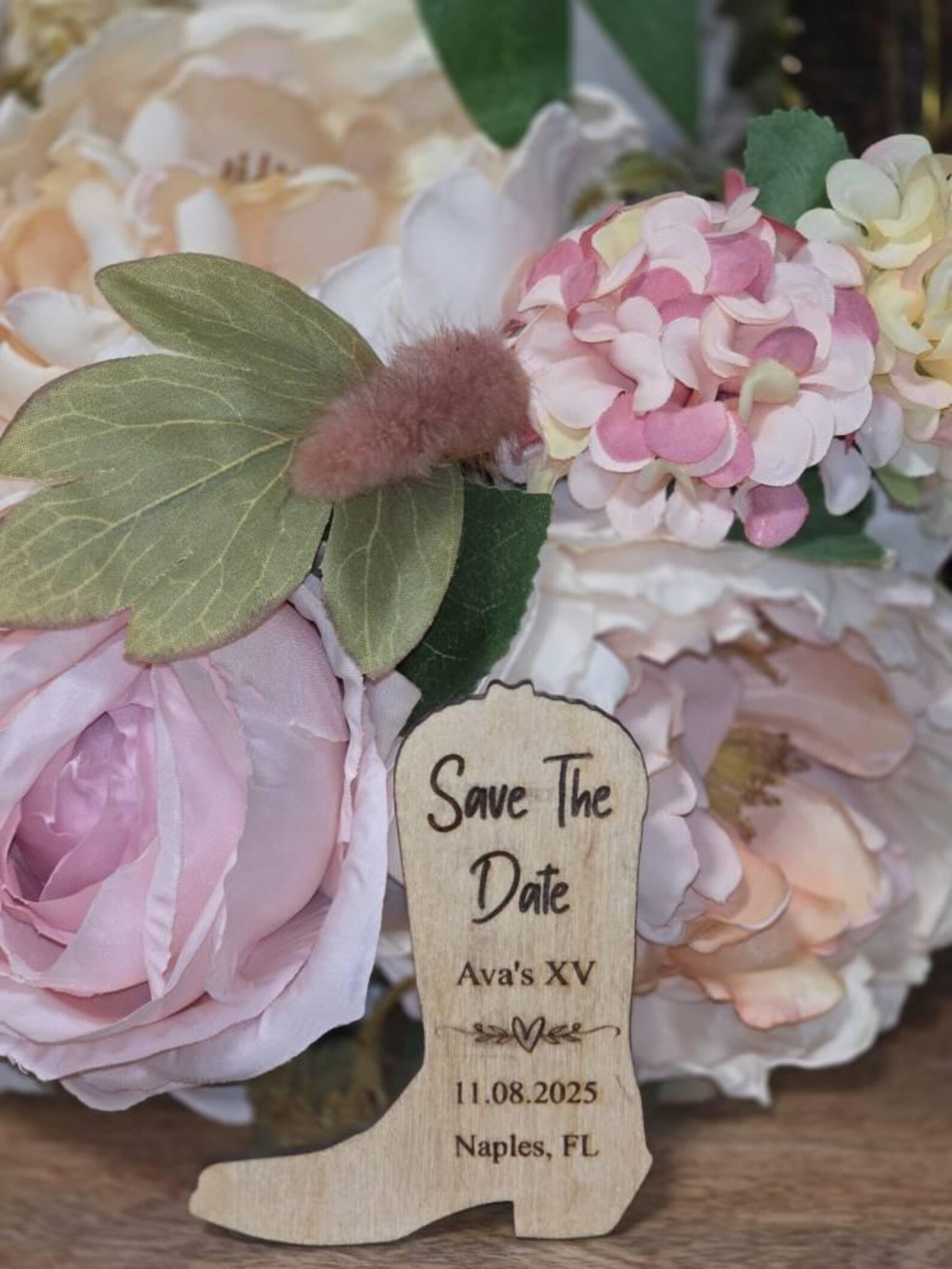Cowboy Boot Save the Date Magnet | Personalized Wedding Favors ...