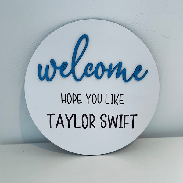 Swiftie Welcome Sign - Etsy