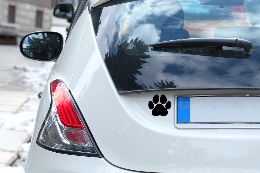 Dog Paw Print Decal Paw Print Car Sticker Puppy Paw Print - Etsy