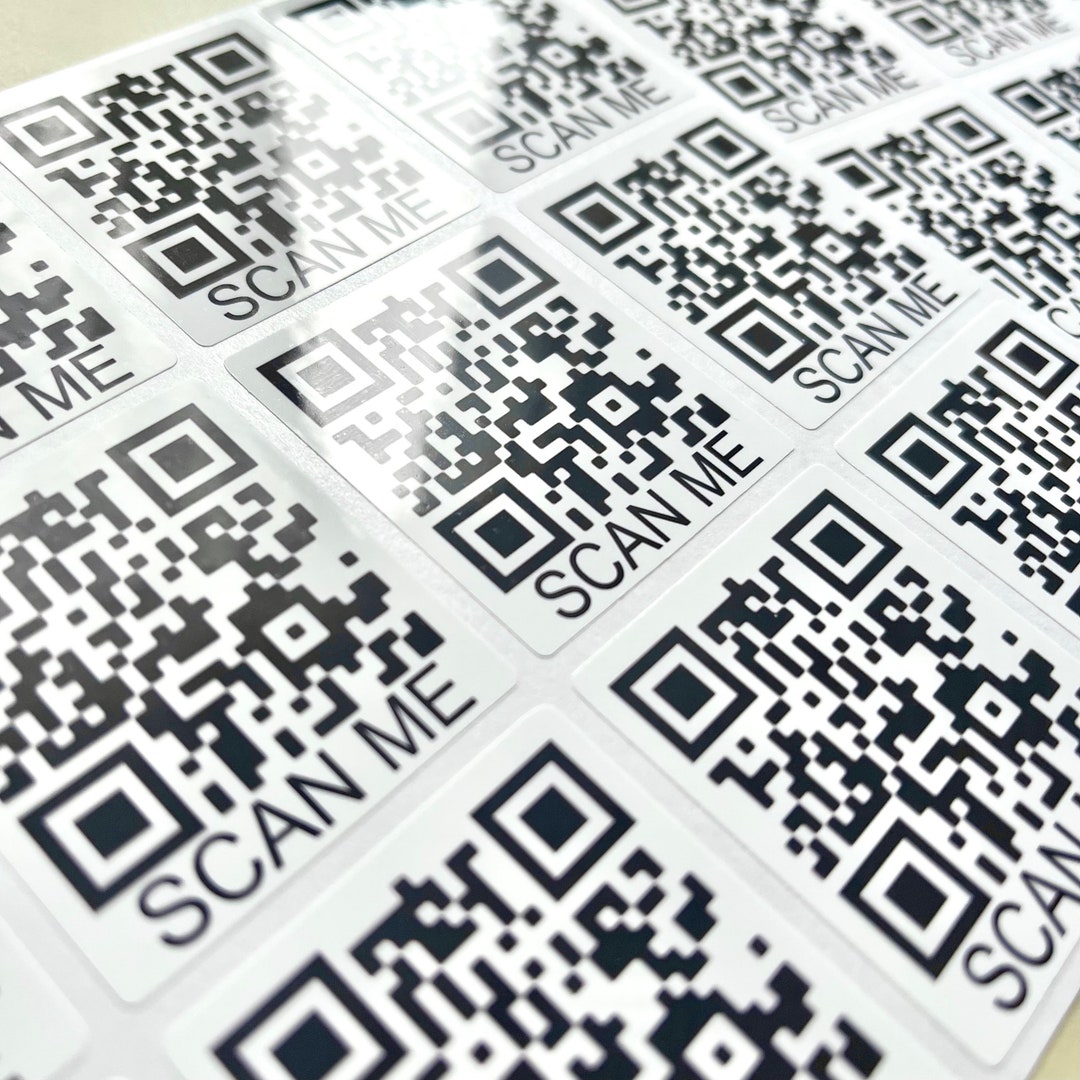 Scan Me Text Wifi Autoconnect Qr Code Scan Me Social Media Qr Code Scan To Rsvp Qr Sticker 