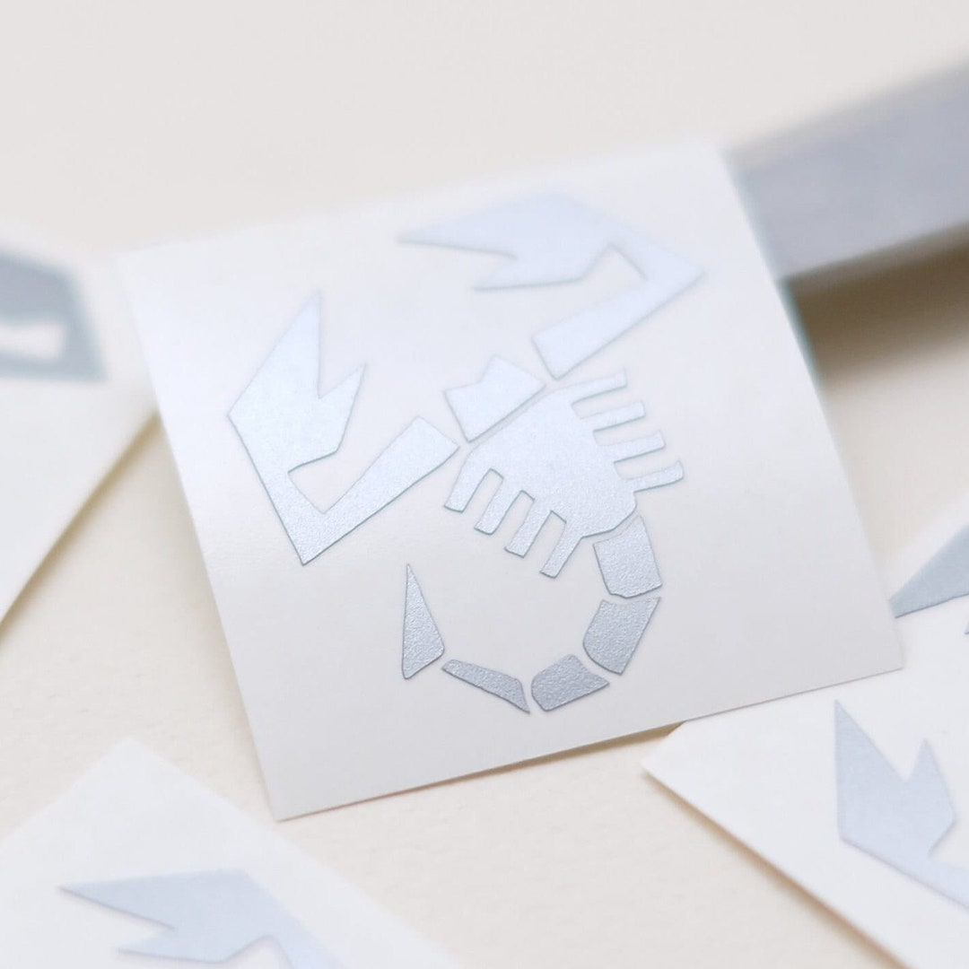 Set von 2 Aufklebern mit Logo Scorpions, adesivo per auto Scorpion ...