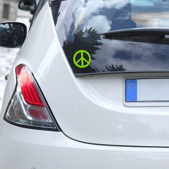 Peace Sign Vinyl Decal Peace Sticker Peace Decal Sticker - Etsy