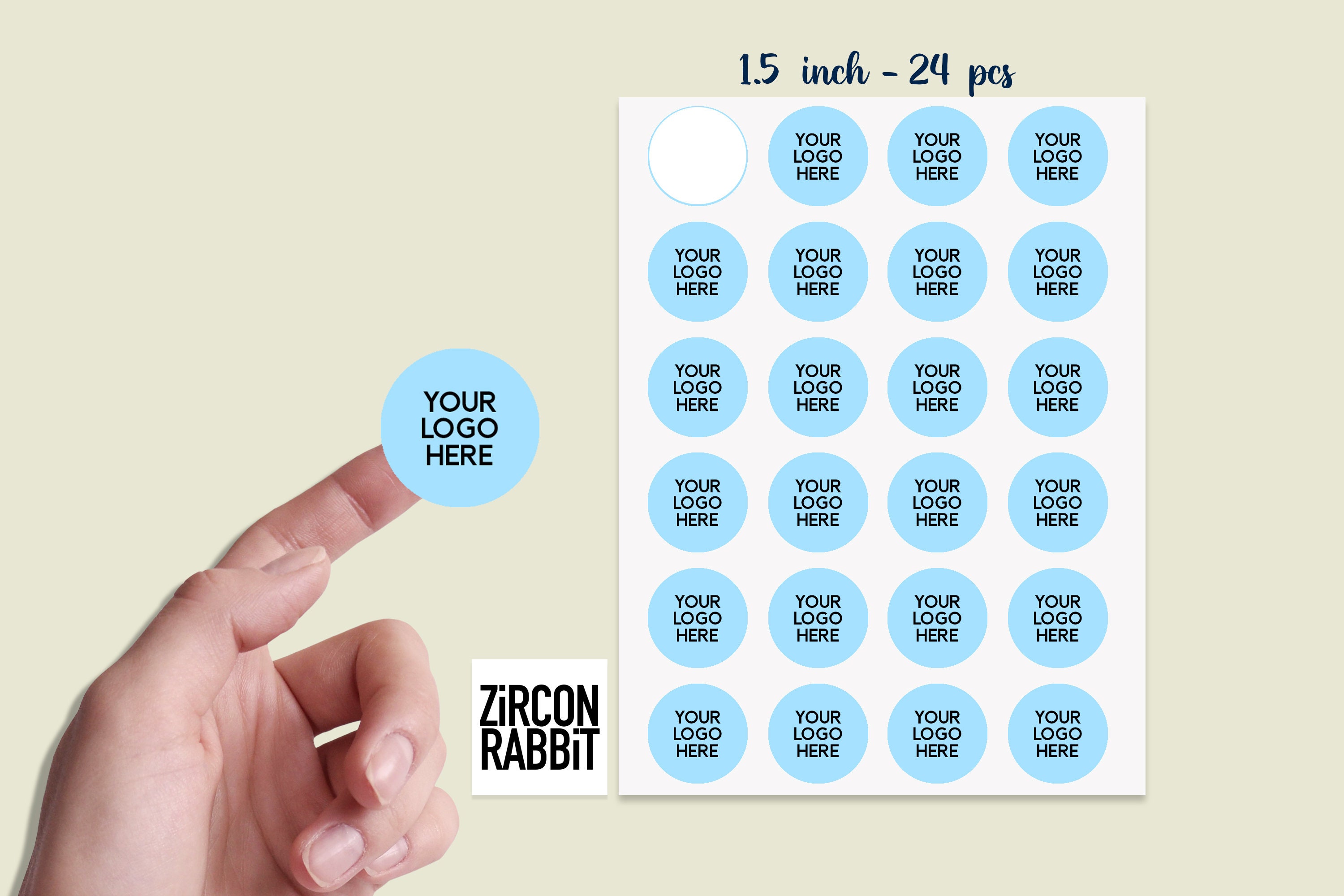 1.5 Inch Round Custom Labels Personalized Label Stickers - Etsy