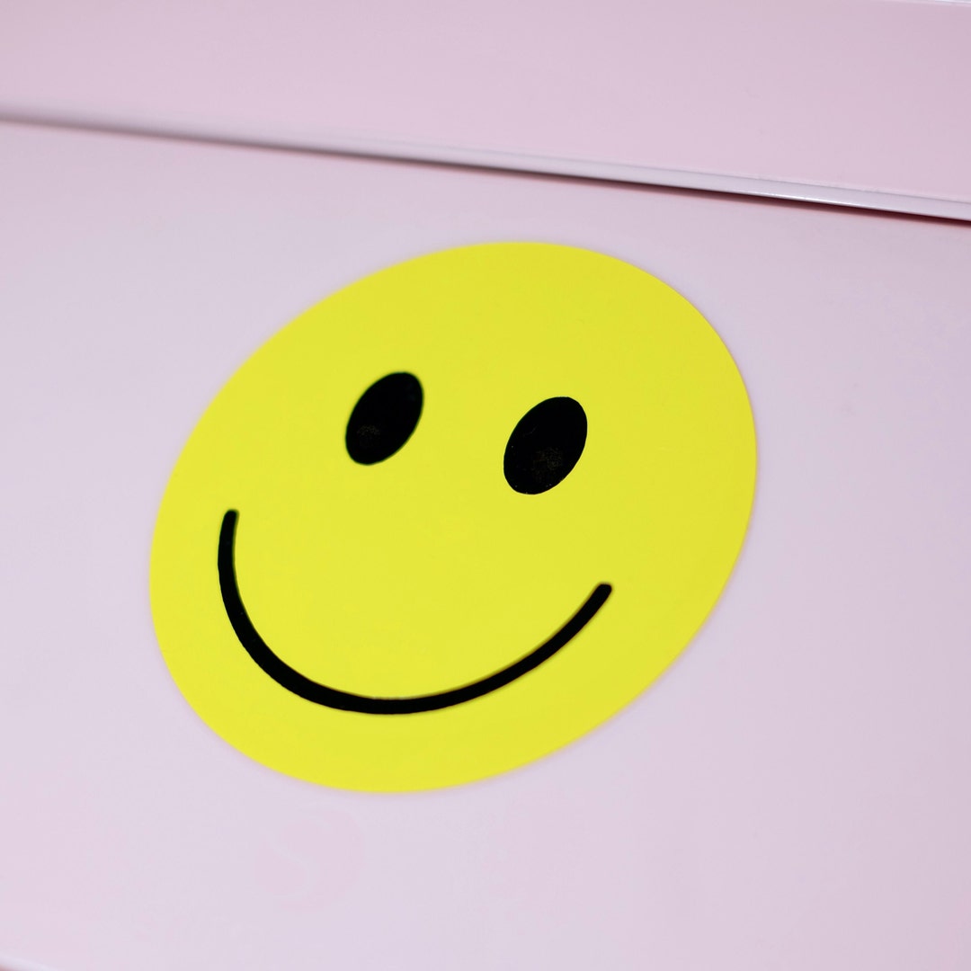 Smile Decal Sticker Smiley Icon Sticker Smile Yvinyl Decal - Etsy