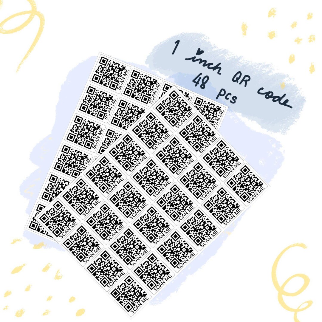 Scan Me Text Wifi Autoconnect Qr Code Scan Me Social Media Qr - Etsy