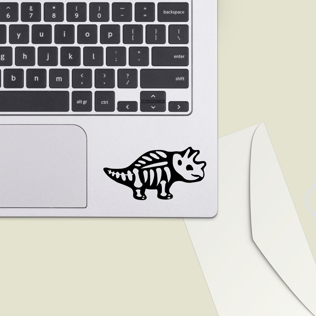 Dinosaur Decal Dino Lover Sticker Triceratop Decal, Dinosaur Sticker ...