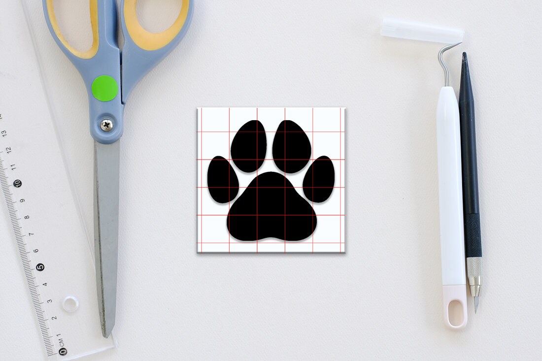 Dog Paw Print Decal Paw Print Car Sticker Puppy Paw Print - Etsy