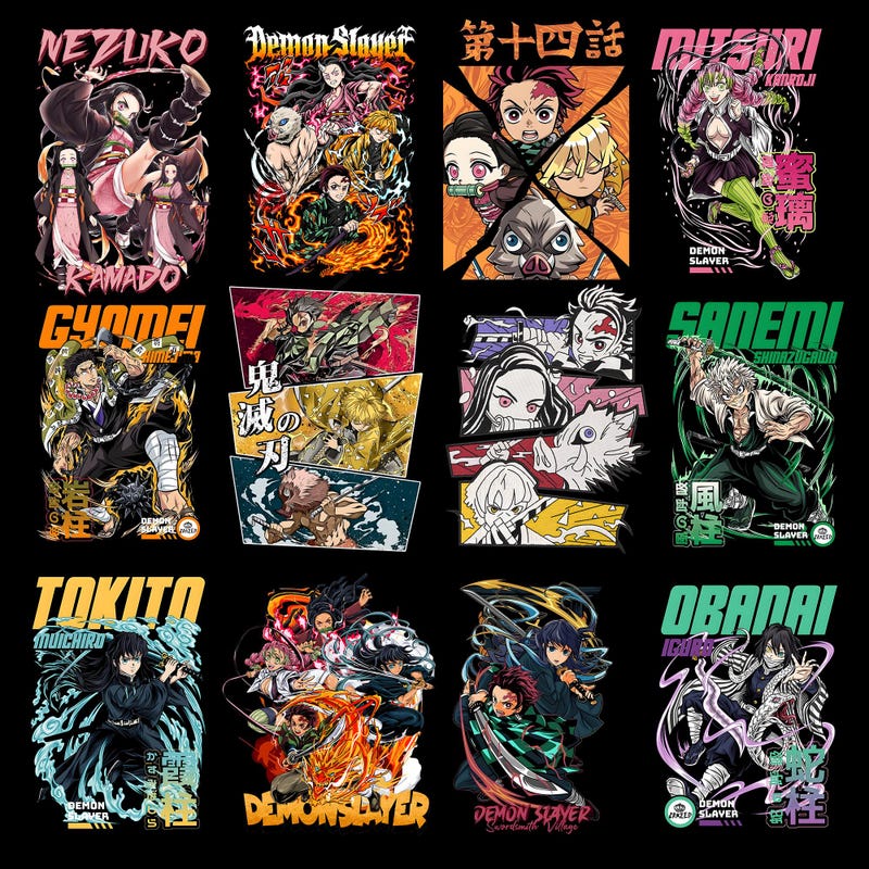 Demon slayer kimetsu manga - Etsy.de