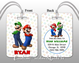 Mario Luggage - Etsy