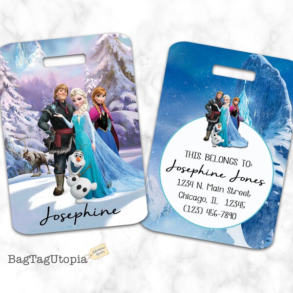 Monogram Luggage Tag - Etsy