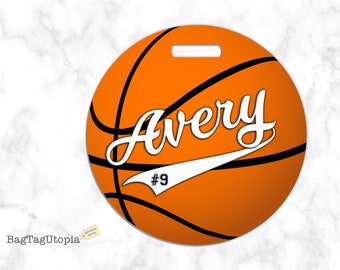 Basketball Bag Tag - Etsy