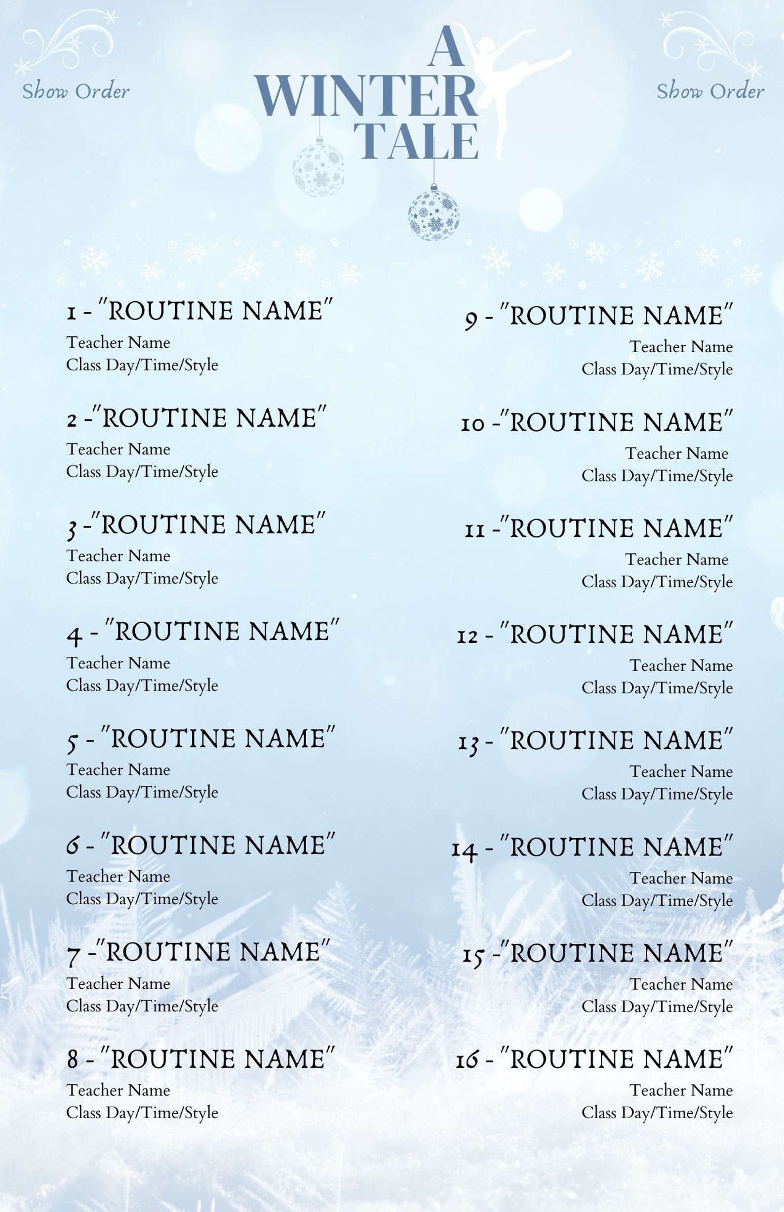 dance-recital-program-template-a-winter-tale-etsy