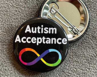 Autism Button Pin - Etsy
