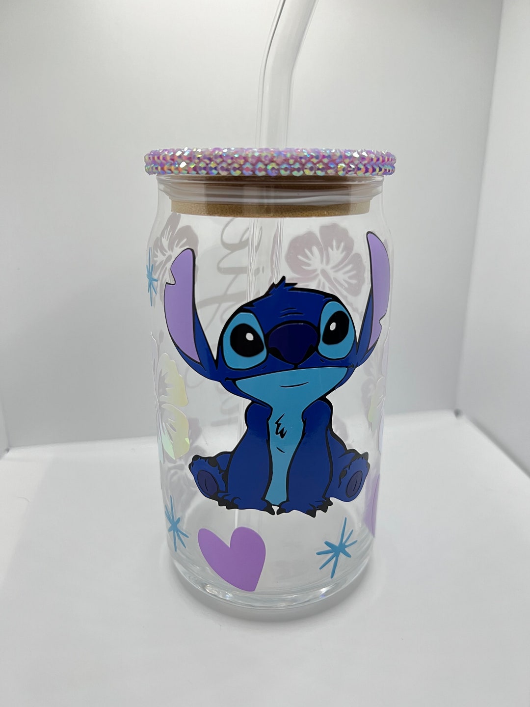 Stitch Glass Cup - Etsy