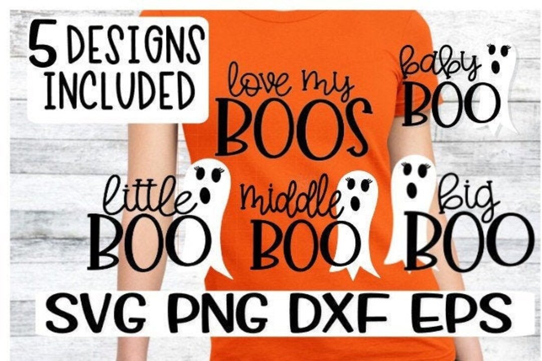Love My Boos, Love My Boos Svg, Little Boo, Little Boos Svg, Big Boo ...