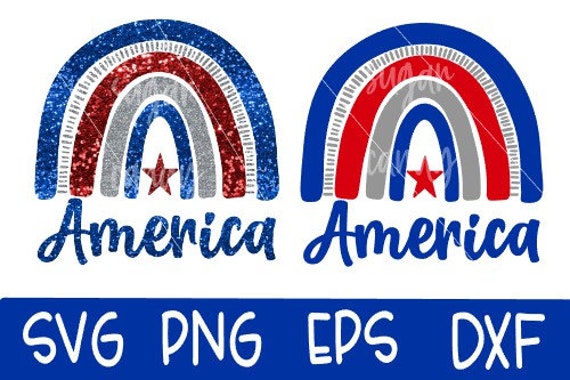 Rainbow America Rainbow America Svg Rainbow Rainbow Svg - Etsy