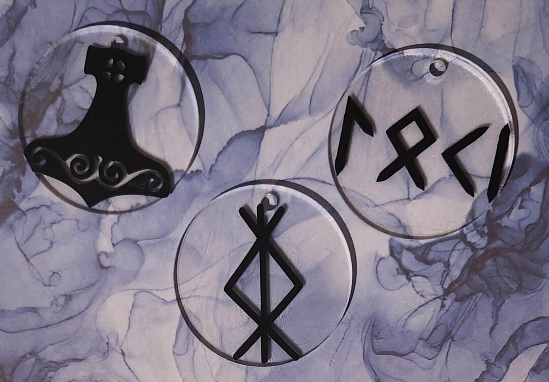 Thor Loki Protection Rune Ornaments - Etsy