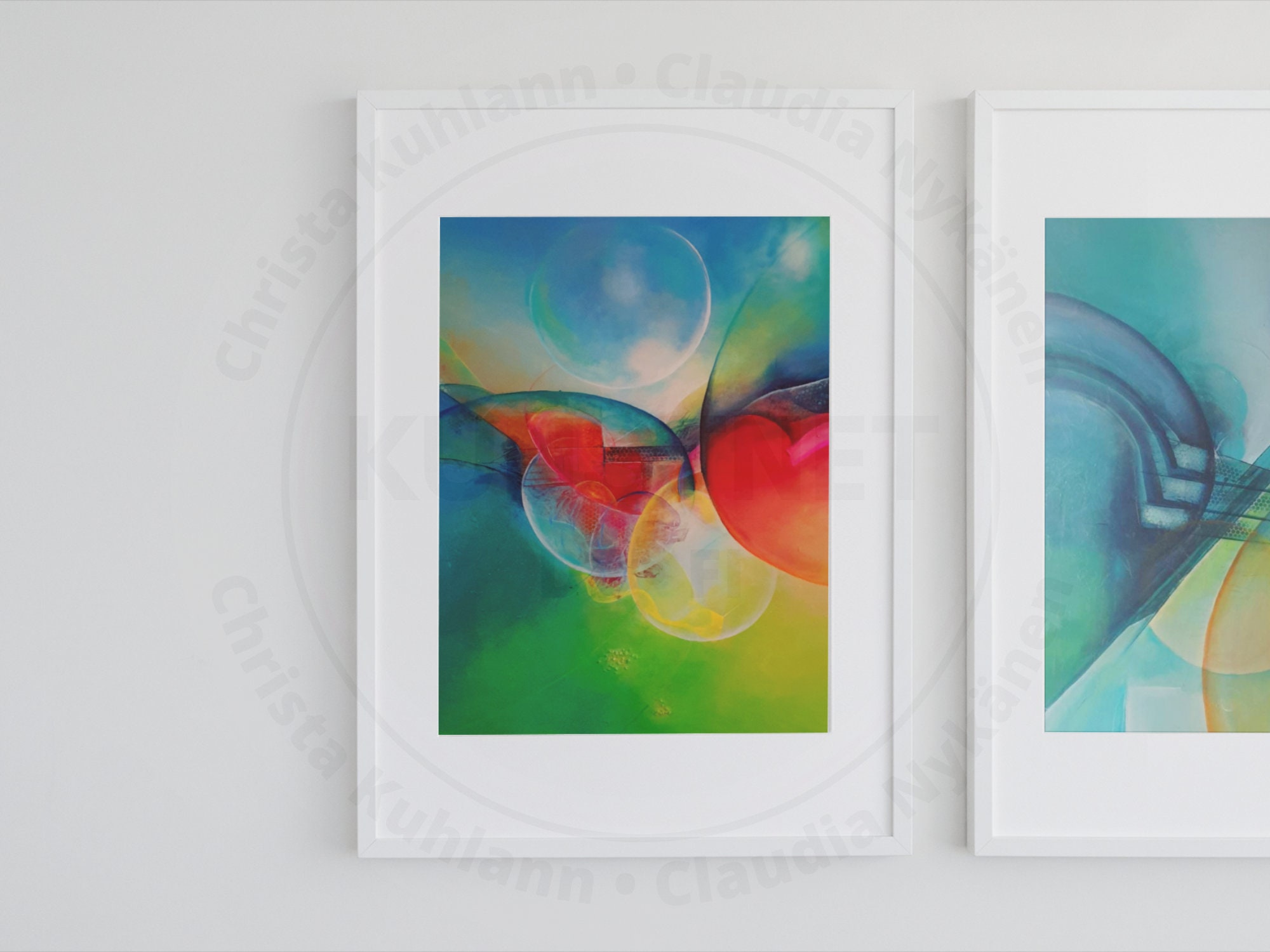 Abstract Art Print Blue, Abstract Poster Blue, Abstract Modern Art ...