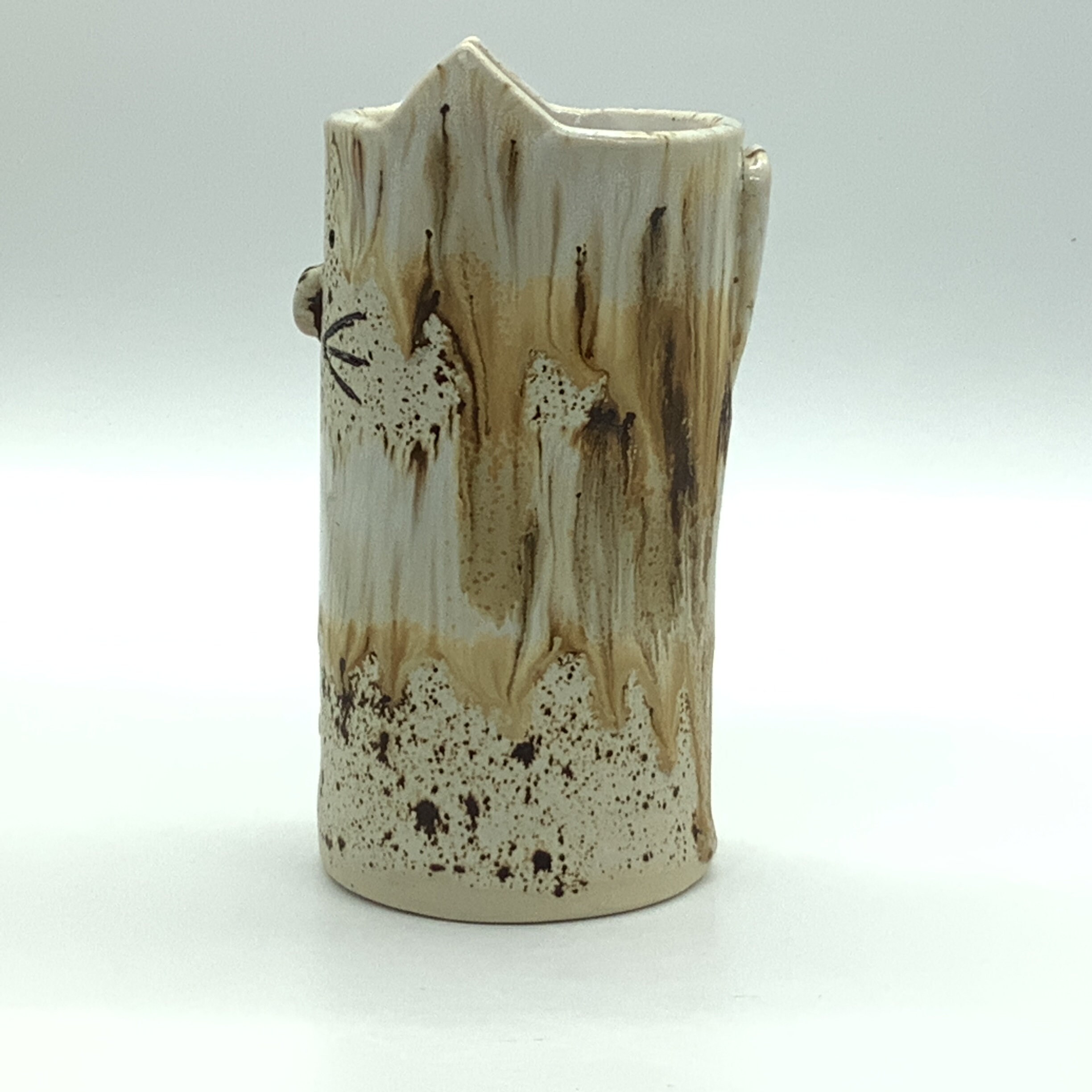 Tiger Vase 5tall Handmade Pottery | Etsy