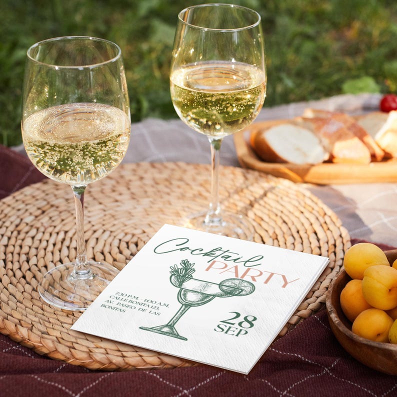 Custom Logo Napkins for Brand Advertising - Personalized Cocktail ...