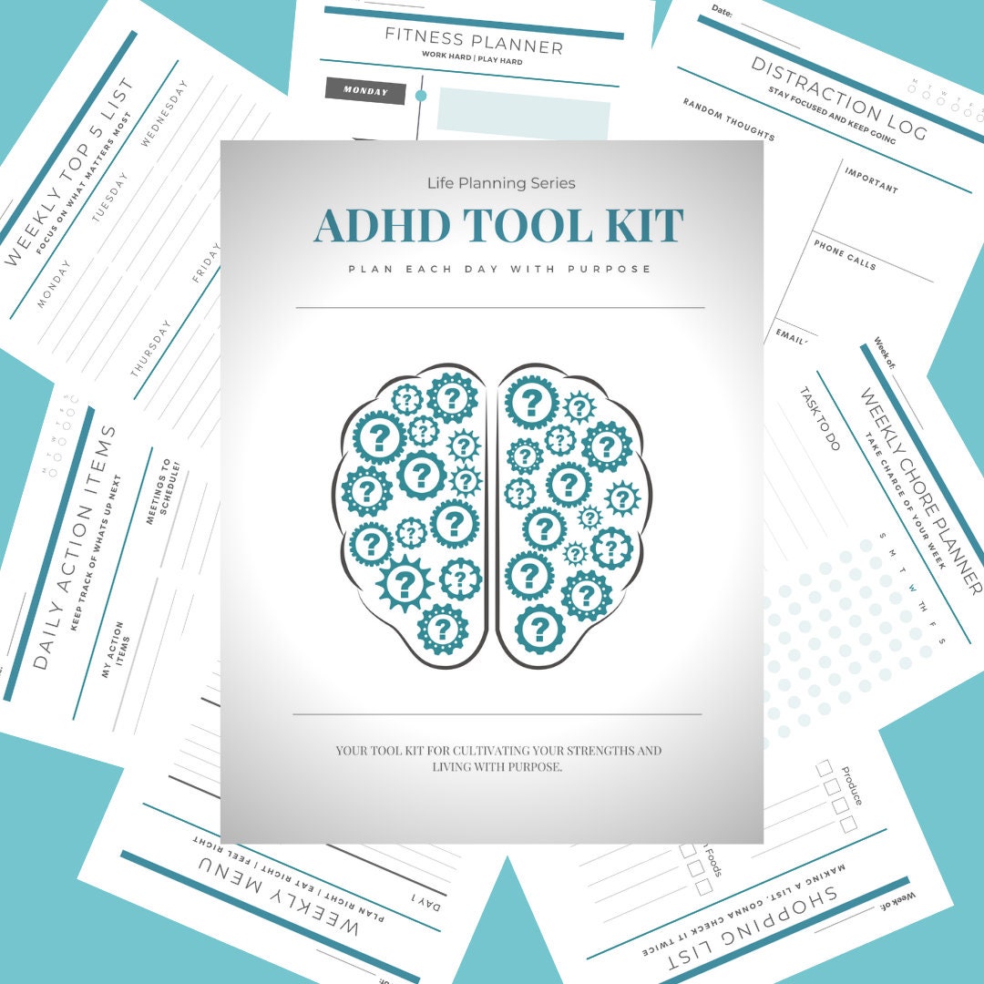 ADHD Toolkit Plan Each Day With Purpose digital Download - Etsy