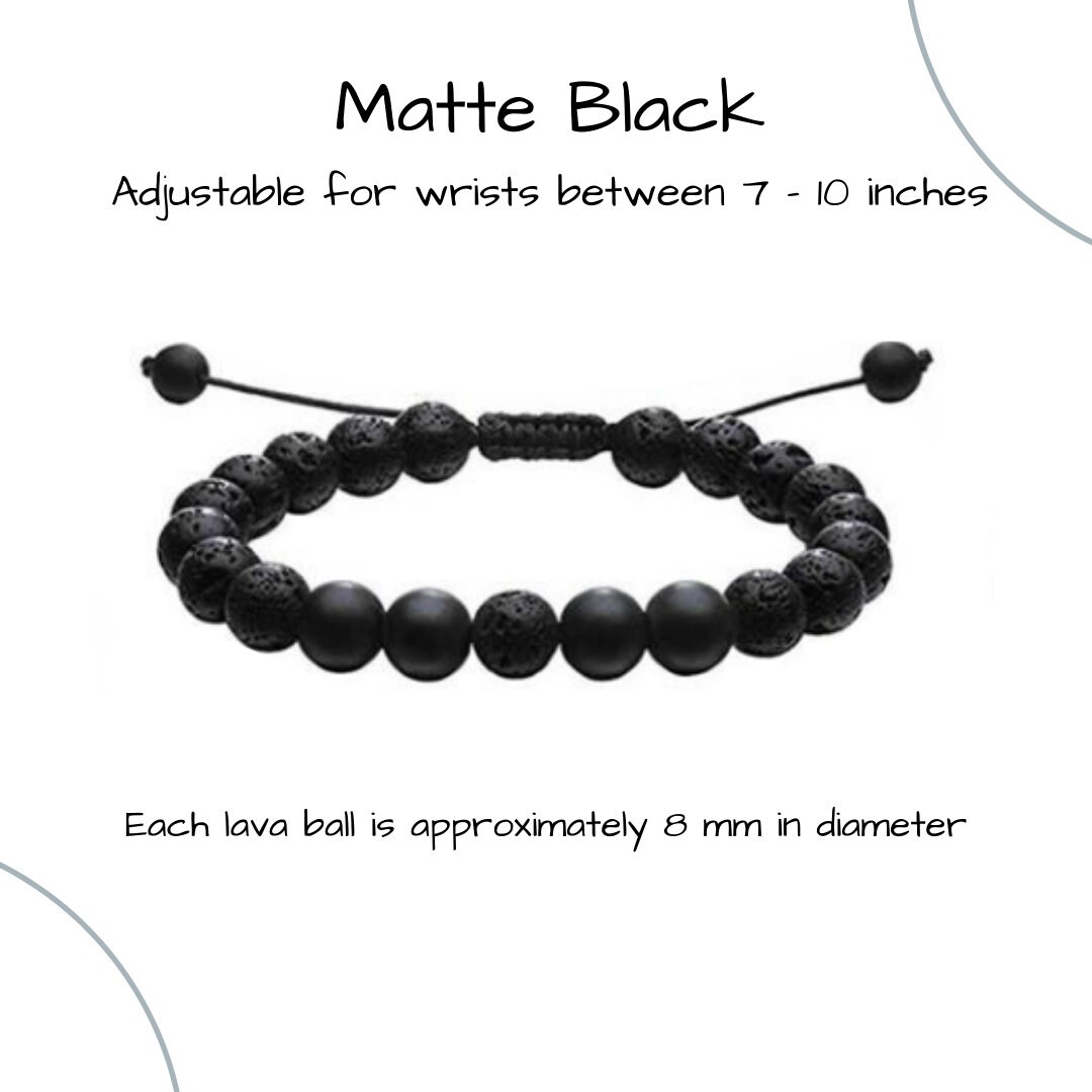 Lava Bead Bracelet Diffuser Bracelet Essential Oil - Etsy