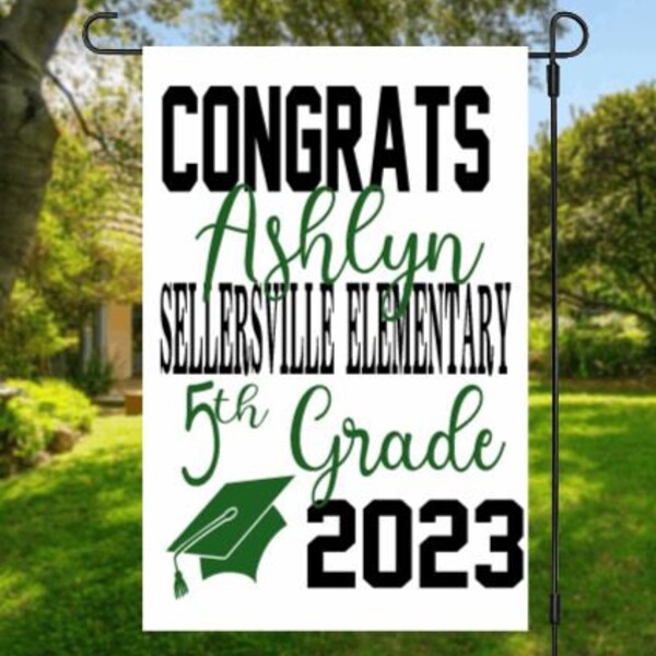 5th Grade Graduation Yard Sign - Etsy