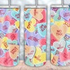 Rainbow Teacher 20oz Skinny Tumbler Design, Big Heart to Teach Little ...