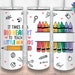 Rainbow Teacher 20oz Skinny Tumbler Design, Big Heart to Teach Little ...